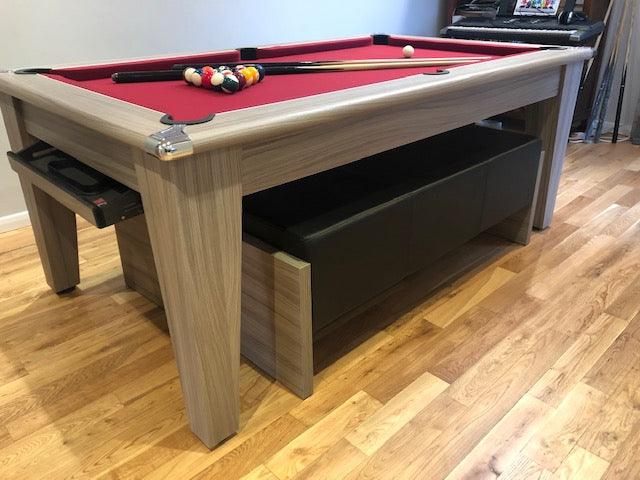 Supreme Driftwood Classic Pool Dining Table – Superpool UK